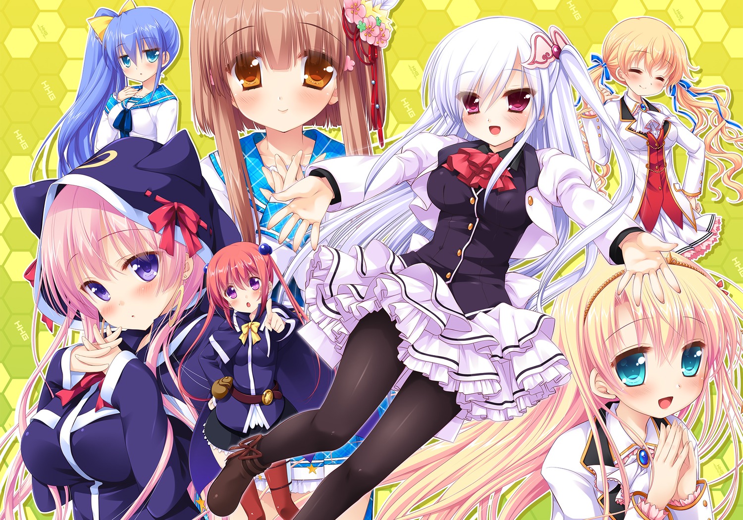 windmill miyasu risa nanase meruchi sakurazawa izumi hhg megami no shuuen hyper highspeed genius ...